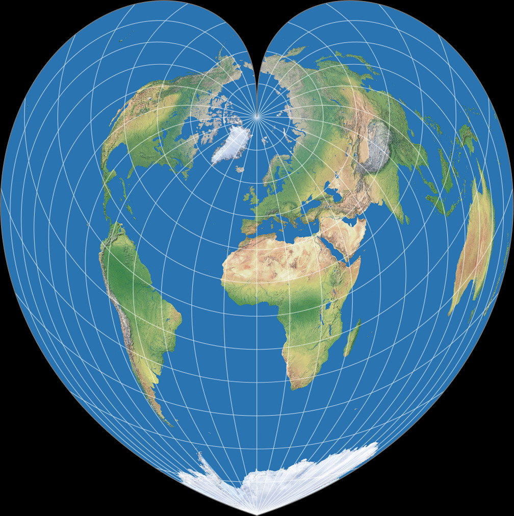 Stab-Werner: Compare Map Projections