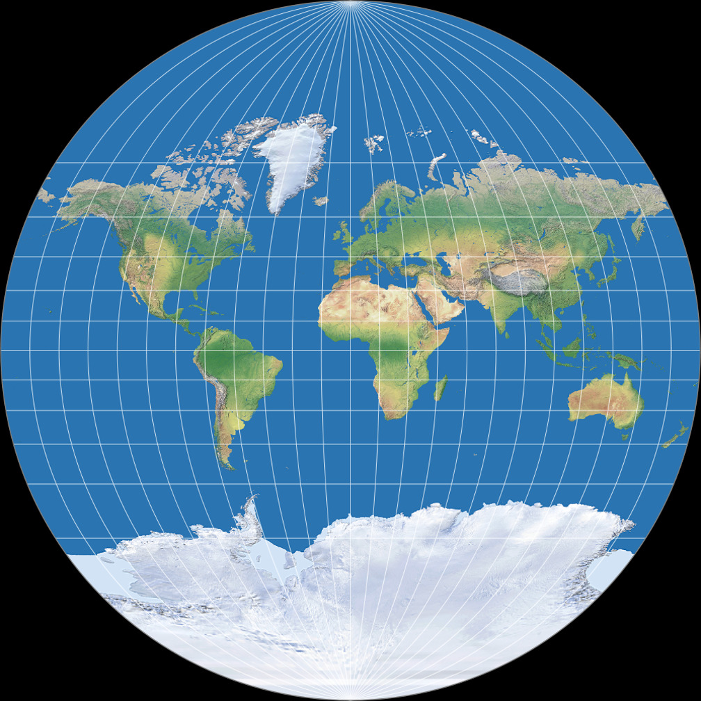 Van Der Grinten Iii Compare Map Projections