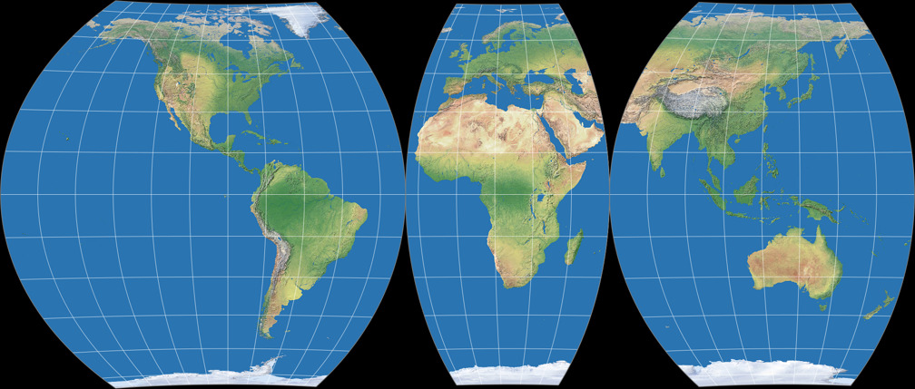 Wagner VII (interrupted): Compare Map Projections