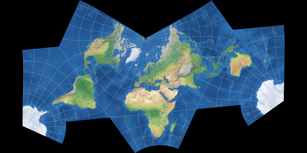 Cahill-Concialdi: Compare Map Projections