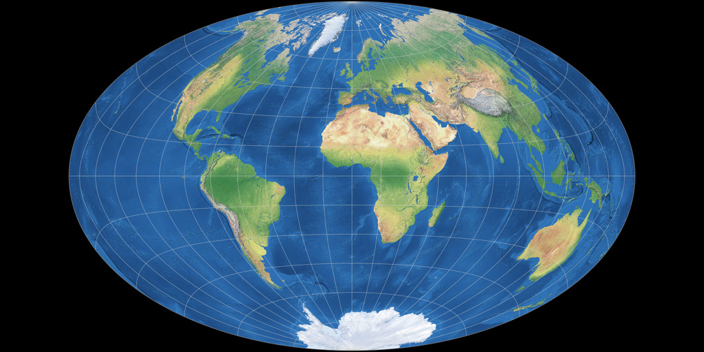 Gott Elliptical: Compare Map Projections