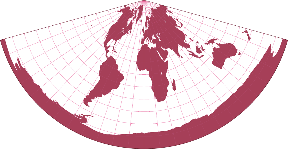 CM Equidistant Conic vs. Lambert Equal-Area Conic: Compare Map Projections