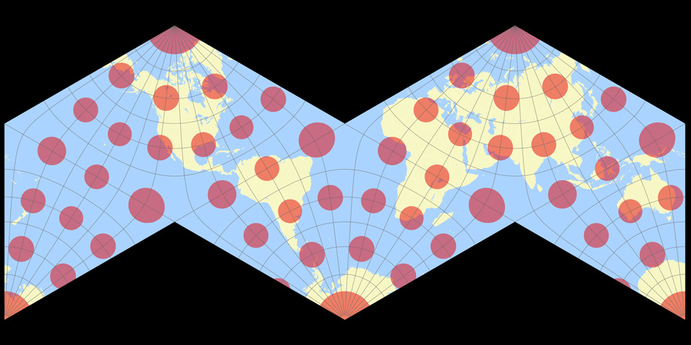 License Info: Cahill Conformal M-shaped Projection