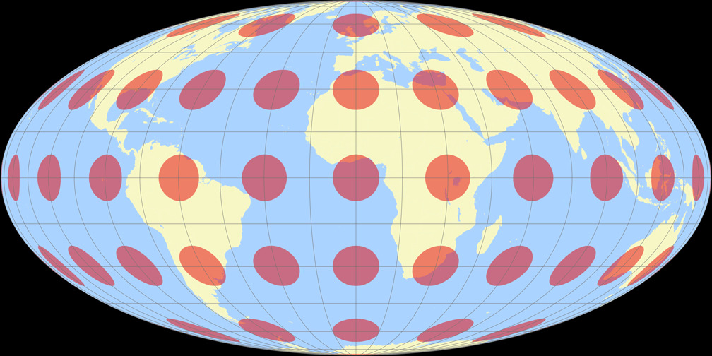 License Info: Raisz Half-ellipsoidal (untilted)